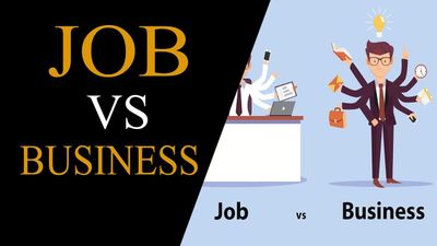 Business Vs Job | Wrytin