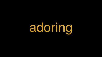 Meaning of Adoring in Hindi - हिंदी में मतलब | Wrytin