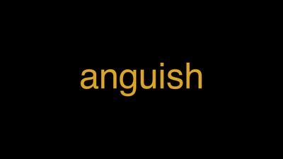 Meaning of Anguish in Hindi - हिंदी में मतलब | Wrytin