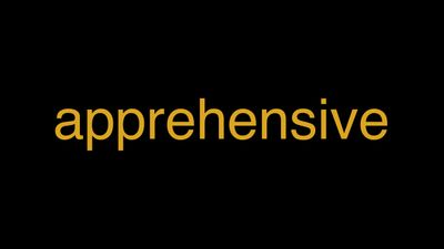 Meaning of Apprehensive in Hindi - हिंदी में मतलब | Wrytin