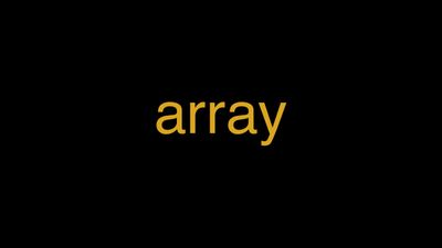 Meaning of Array in Hindi - हिंदी में मतलब | Wrytin