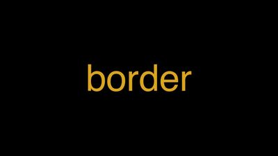 Meaning of Border in Hindi - हिंदी में मतलब | Wrytin