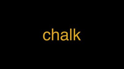Meaning of Chalk in Hindi - हिंदी में मतलब | Wrytin
