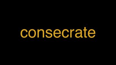 Meaning of Consecrate in Hindi - हिंदी में मतलब | Wrytin