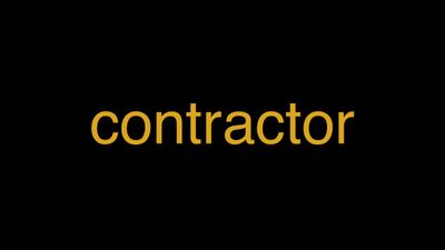 Meaning of Contractor in Hindi - हिंदी में मतलब | Wrytin