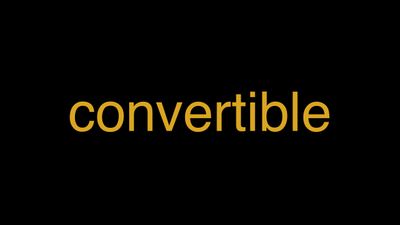 Meaning of Convertible in Hindi - हिंदी में मतलब | Wrytin