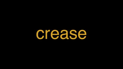 Meaning of Crease in Hindi - हिंदी में मतलब | Wrytin