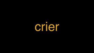 Meaning of Crier in Hindi - हिंदी में मतलब | Wrytin