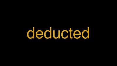 Meaning of Deducted in Hindi - हिंदी में मतलब | Wrytin