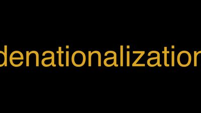 Meaning of Denationalization in Hindi - हिंदी में मतलब | Wrytin