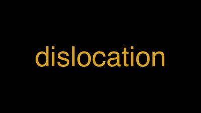 Meaning of Dislocation in Hindi - हिंदी में मतलब | Wrytin