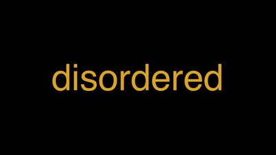 Meaning of Disordered in Hindi - हिंदी में मतलब | Wrytin