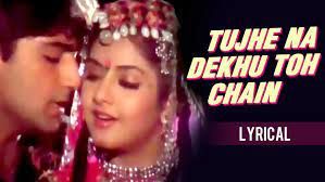 Tujhe Na Dekhoon To Chain-Chords, Kumar Sanu | Wrytin