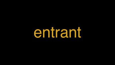 Meaning of Entrant in Hindi - हिंदी में मतलब | Wrytin