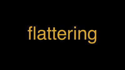 Meaning of Flattering in Hindi - हिंदी में मतलब | Wrytin