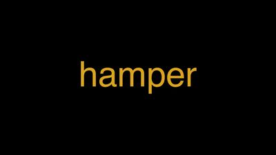 Meaning of Hamper in Hindi - हिंदी में मतलब | Wrytin