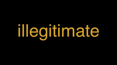 Meaning of Illegitimate in Hindi - हिंदी में मतलब | Wrytin