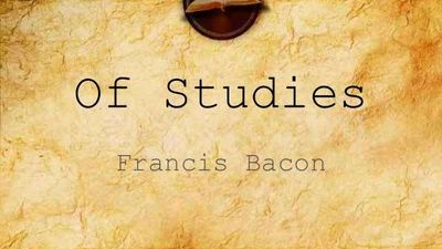 Critical Analysis Of ‘Of Studies’ By Francis Bacon | Wrytin