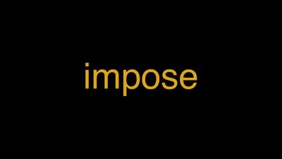 Meaning of Impose in Hindi - हिंदी में मतलब | Wrytin