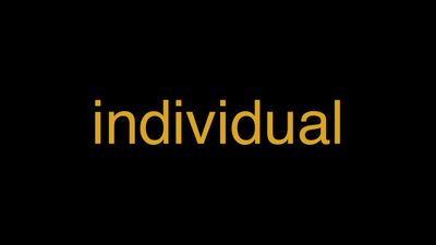 Meaning of Individual in Hindi - हिंदी में मतलब | Wrytin