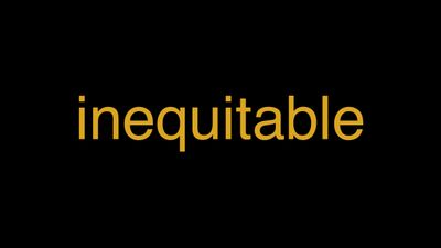 Meaning of Inequitable in Hindi - हिंदी में मतलब | Wrytin