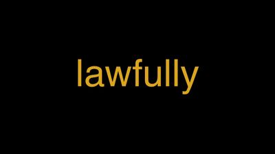 Meaning of Lawfully in Hindi - हिंदी में मतलब | Wrytin