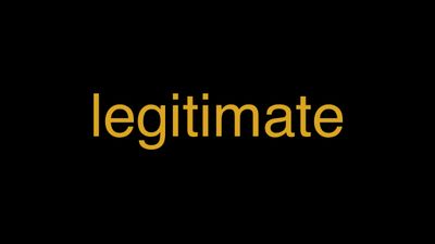 Meaning of Legitimate in Hindi - हिंदी में मतलब | Wrytin