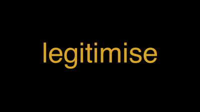 Meaning of Legitimise in Hindi - हिंदी में मतलब | Wrytin
