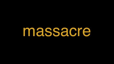 Meaning of Massacre in Hindi - हिंदी में मतलब | Wrytin