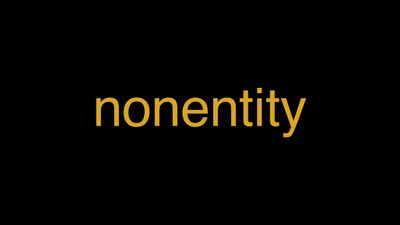 Meaning of Nonentity in Hindi - हिंदी में मतलब | Wrytin