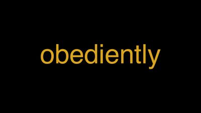 Meaning of Obediently in Hindi - हिंदी में मतलब | Wrytin