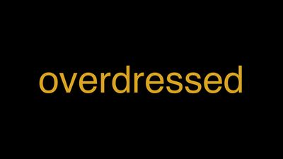 Meaning of Overdressed in Hindi - हिंदी में मतलब | Wrytin