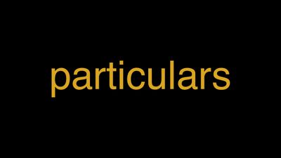 Meaning of Particulars in Hindi - हिंदी में मतलब | Wrytin