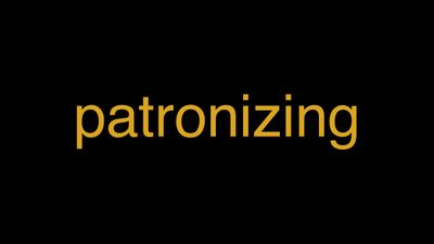 Meaning of Patronizing in Hindi - हिंदी में मतलब | Wrytin