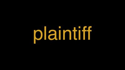 Meaning of Plaintiff in Hindi - हिंदी में मतलब | Wrytin