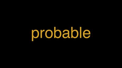Meaning of Probable in Hindi - हिंदी में मतलब | Wrytin