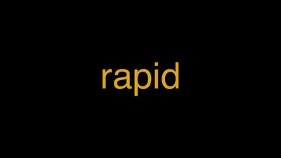 Meaning of Rapid in Hindi - हिंदी में मतलब | Wrytin