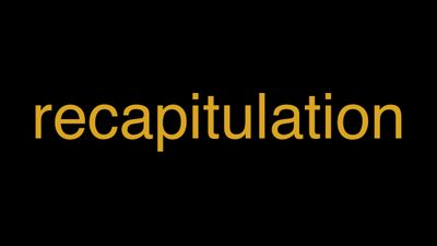 Meaning of Recapitulation in Hindi - हिंदी में मतलब | Wrytin