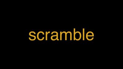 Meaning of Scramble in Hindi - हिंदी में मतलब | Wrytin
