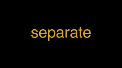 Meaning of Separate in Hindi - हिंदी में मतलब | Wrytin