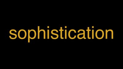 Meaning of Sophistication in Hindi - हिंदी में मतलब | Wrytin