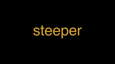 Meaning of Steeper in Hindi - हिंदी में मतलब | Wrytin