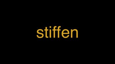 Meaning of Stiffen in Hindi - हिंदी में मतलब | Wrytin