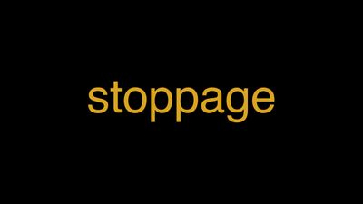 Meaning of Stoppage in Hindi - हिंदी में मतलब | Wrytin