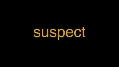 Meaning of Suspect in Hindi - हिंदी में मतलब | Wrytin