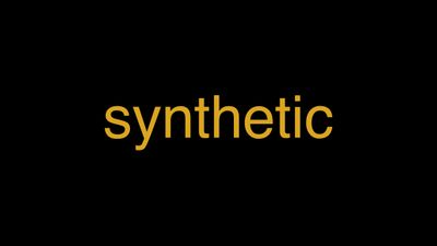 Meaning of Synthetic in Hindi - हिंदी में मतलब | Wrytin
