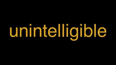 Meaning of Unintelligible in Hindi - हिंदी में मतलब | Wrytin