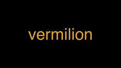 Meaning of Vermilion in Hindi - हिंदी में मतलब | Wrytin
