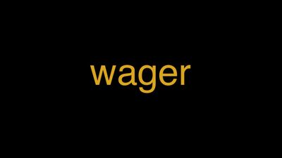 Meaning of Wager in Hindi - हिंदी में मतलब | Wrytin
