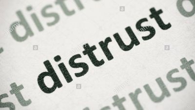 Distrust- A Self Induced Problem | Wrytin